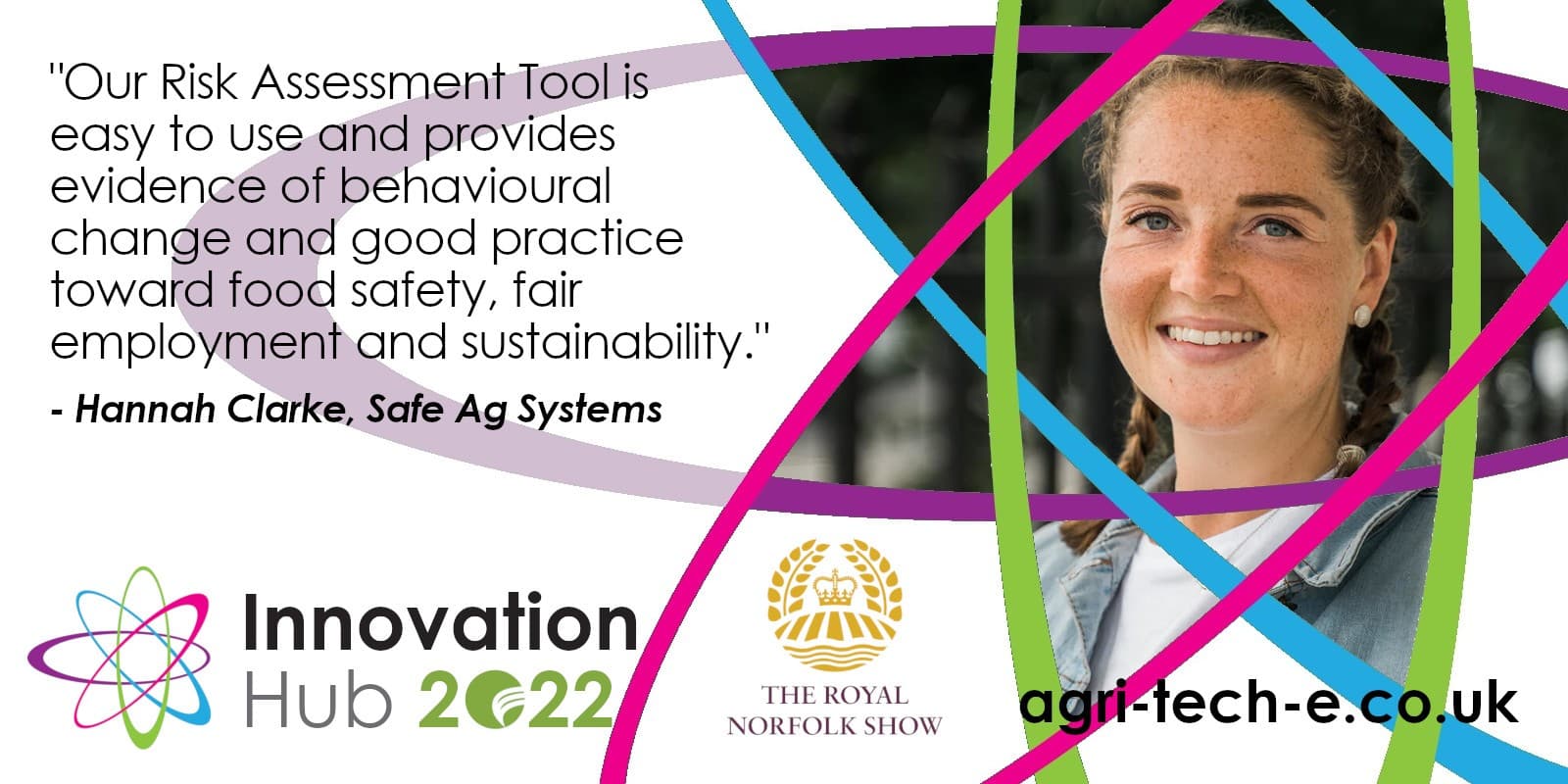 Safe Ag Systems food safety tool at Innovation Hub 2022 - Agri-TechE